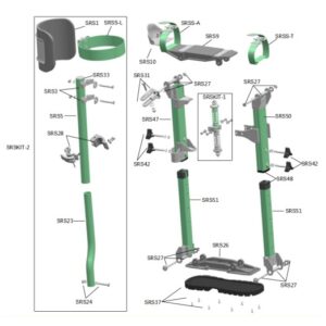 USG 24”-40” Stilt Parts