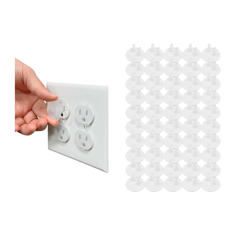 Outlet Safety Covers – 50/Pack